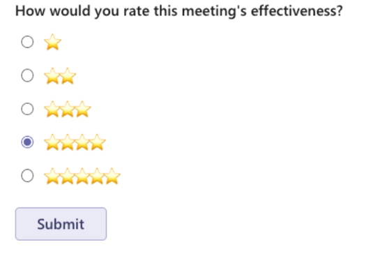 NEW FEATURE: Improve Your Meetings with NEW Meeting Feedback Score