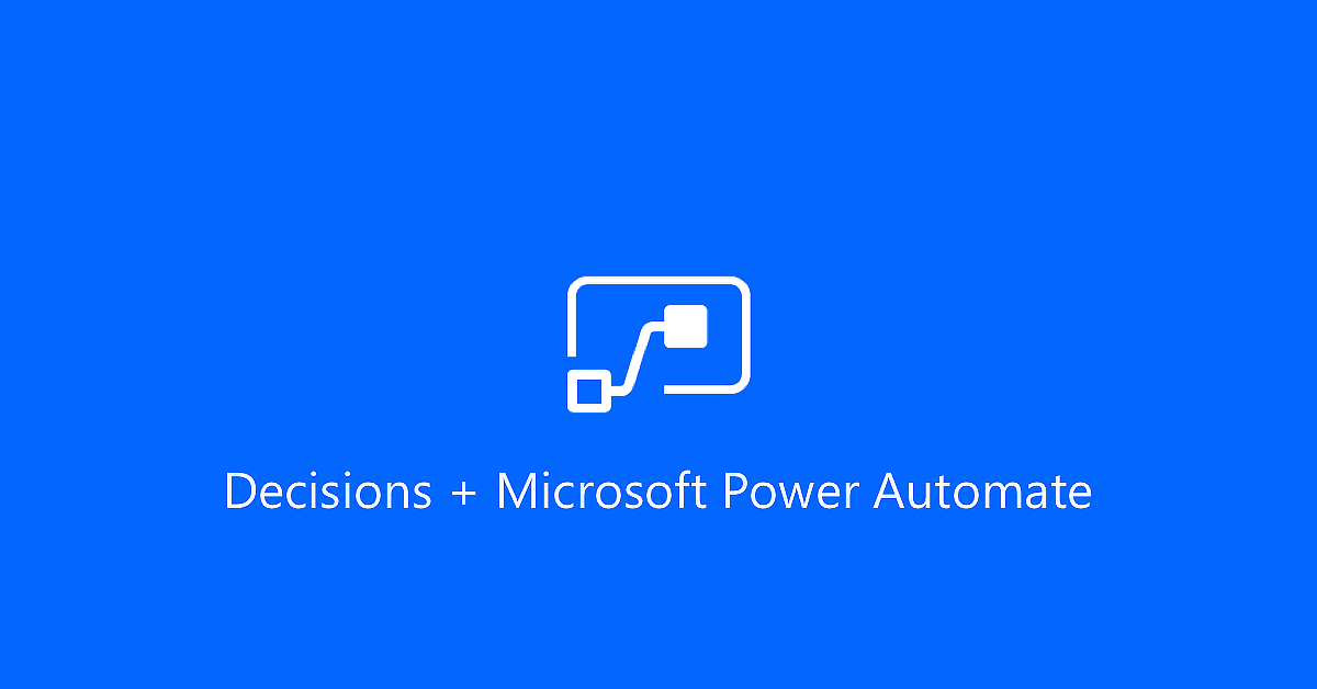 Combine Decisions and Power Automate for powerful meeting productivity
