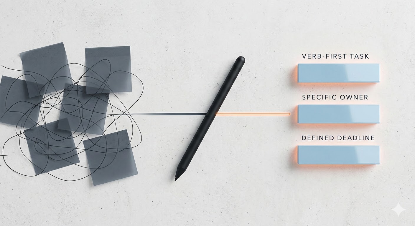 The Complete Guide to Action Items: Ownership, Follow-Through, and AI Notes