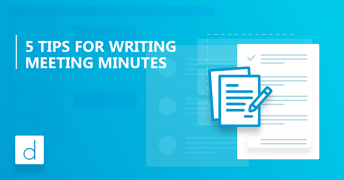 How to write great meeting minutes