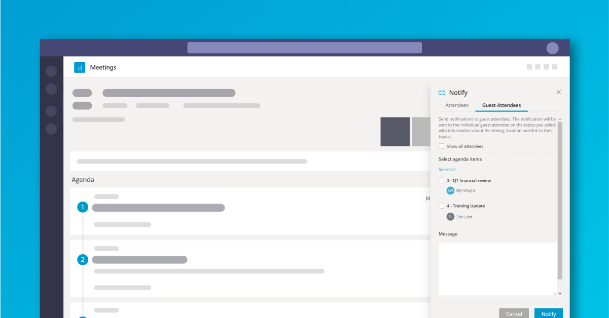 An automated solution for managing meeting guest presenters